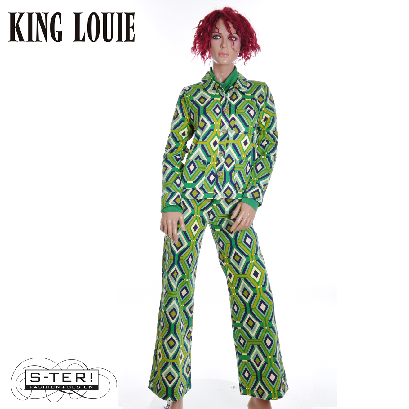 Z9.5 King Louie ELLEN JACKET CADIZ 10247 BEACON BLUE – S-ter